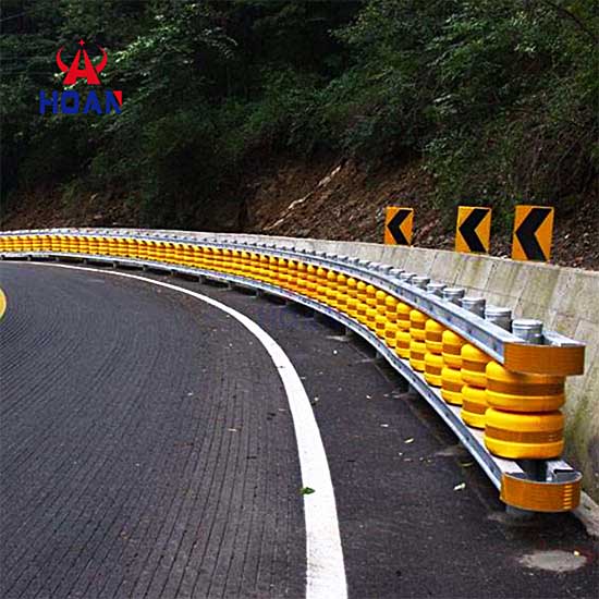 Road Roller Barrier/Safety Roller Guardrail