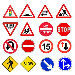 Types of road traffic signs and why they have different shapes