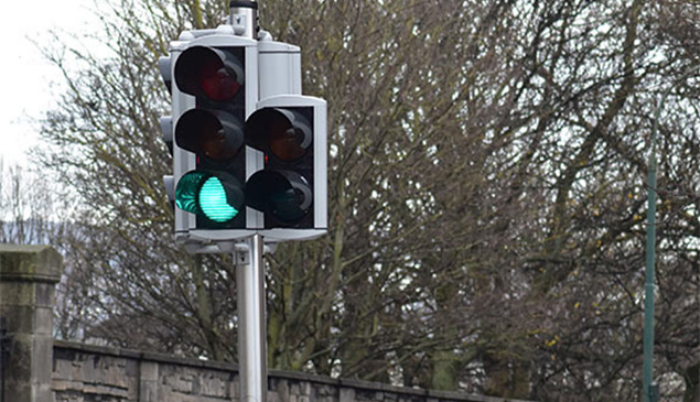 reen traffic light Full Ball Intelligent LED Traffic Signal Light