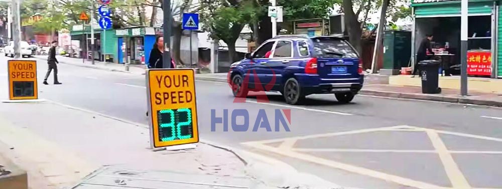 On British highways, Radar Speed Signs detect the speed of passing ...