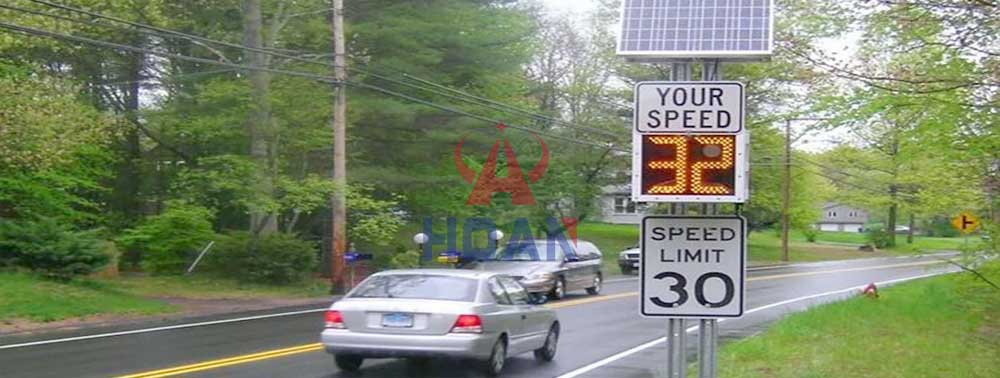 On urban highways in Saudi Arabia, radar signs check the speed of ...