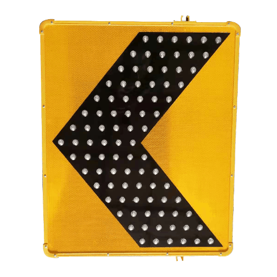 Arrow Road Sign Aluminum Solar Powered Traffic Indicator with Super ...