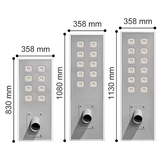 Solar Street Light with Remote Control for Road Safety